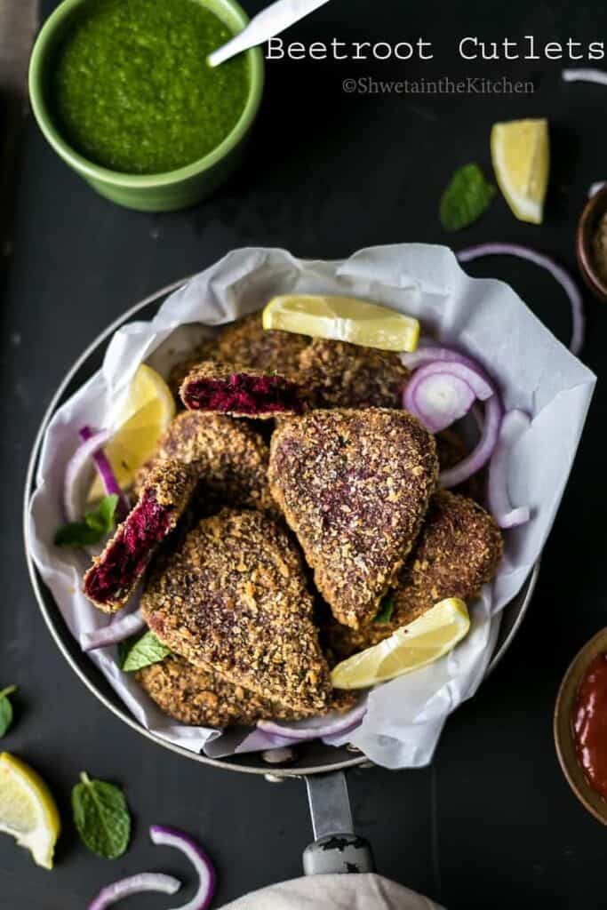 Beetroot Cutlet - Shweta in the Kitchen