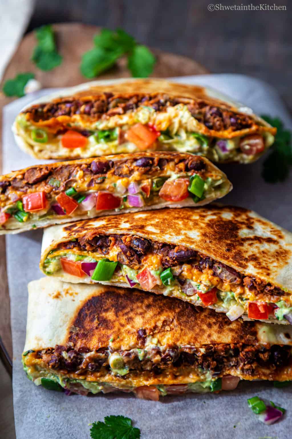 Vegetarian Crunchwrap Supreme - Shweta in the Kitchen