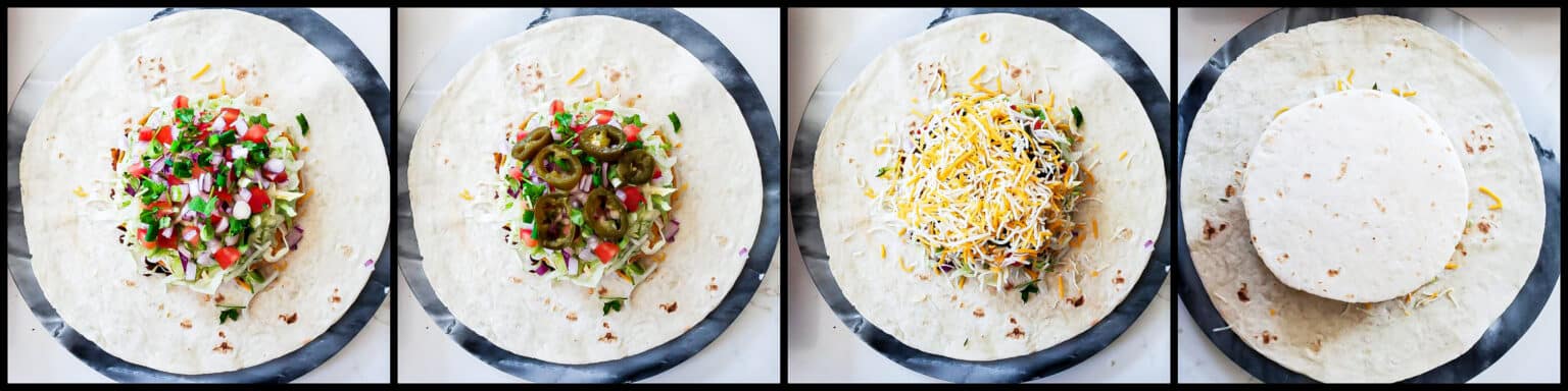 Vegetarian Crunchwrap Supreme - Shweta in the Kitchen