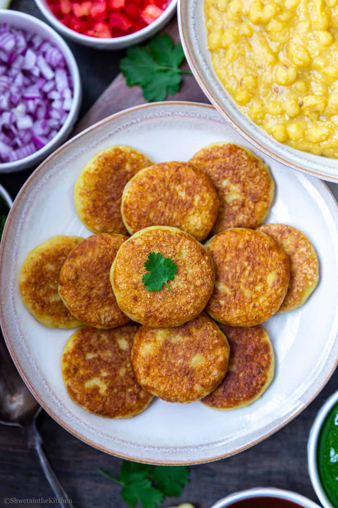 Ragda Pattice (Ragda Patties) - Shweta in the Kitchen