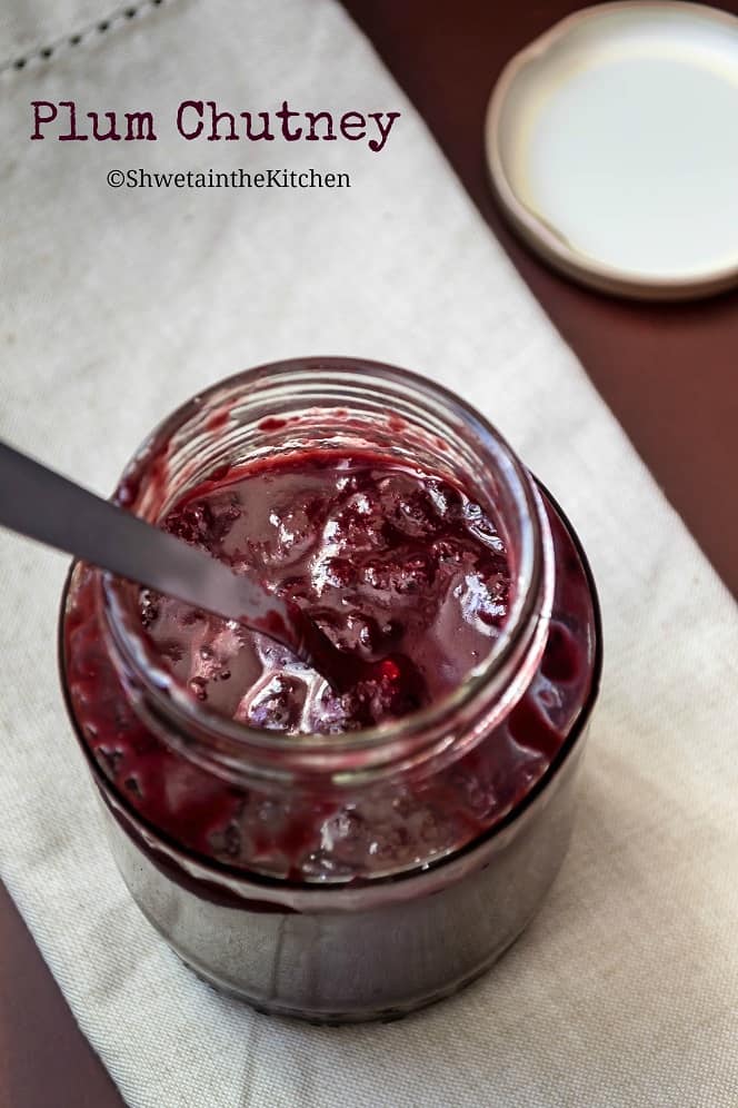 Plum Chutney - Shweta in the Kitchen