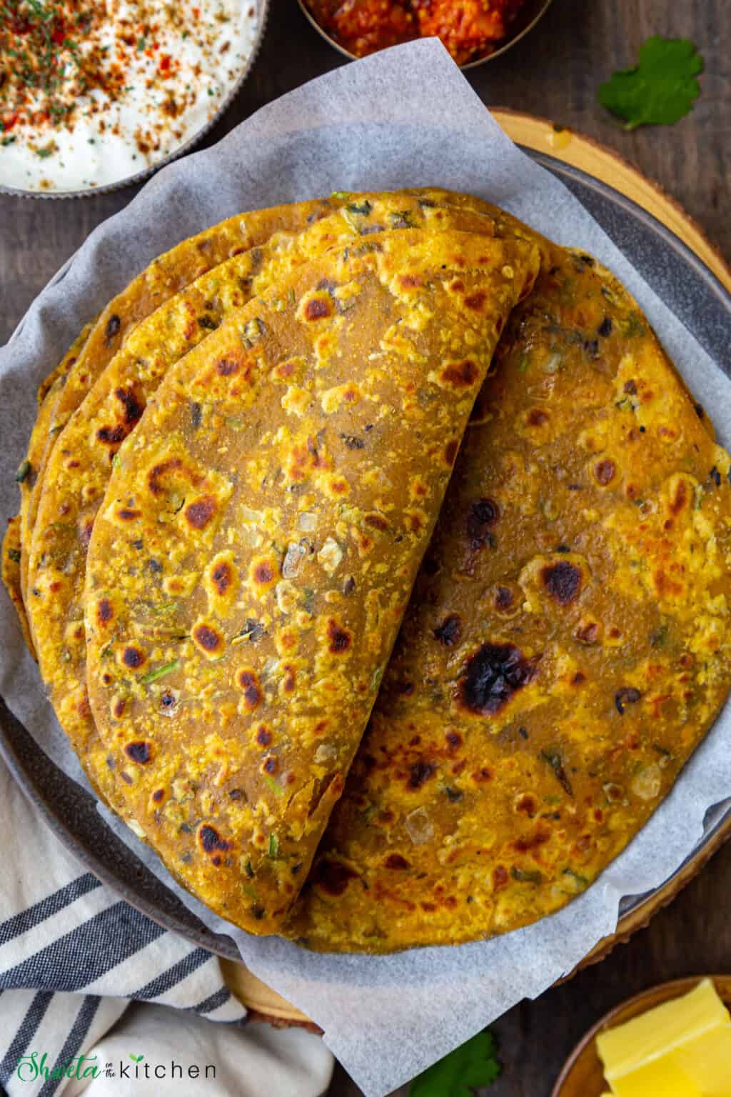 Leftover Dal Paratha - Shweta in the Kitchen