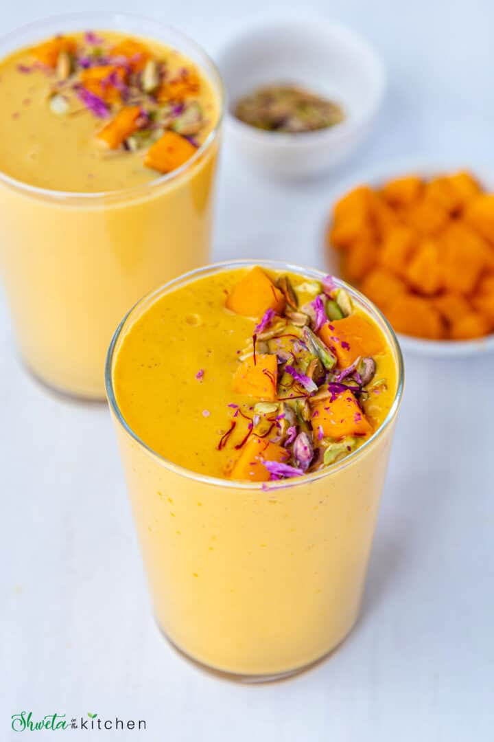 Mango Lassi Recipe (Restaurant-Style) - Shweta in the Kitchen