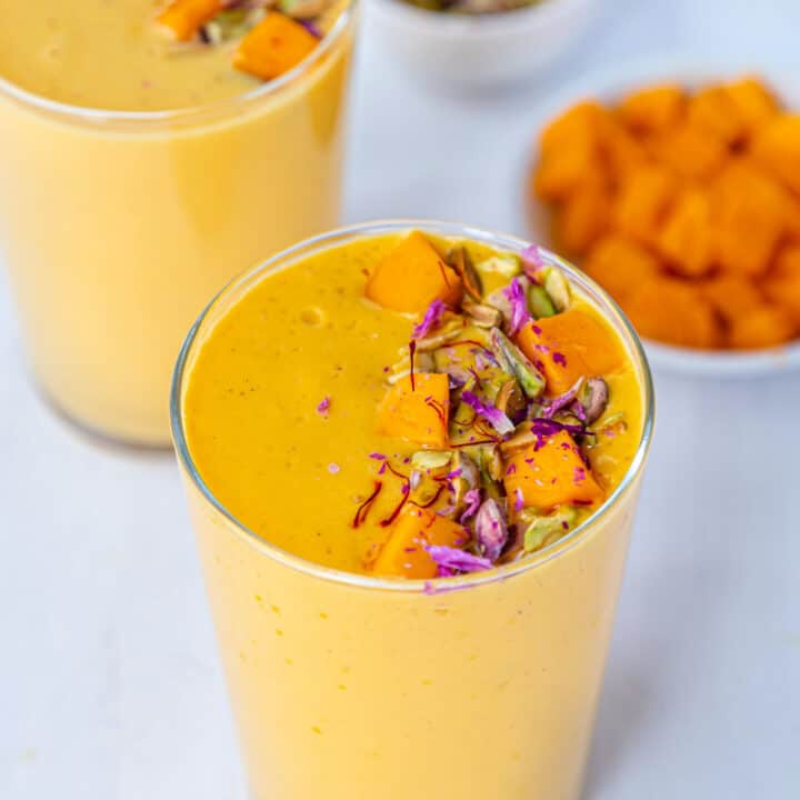 Mango Lassi Recipe (Restaurant-Style) - Shweta in the Kitchen
