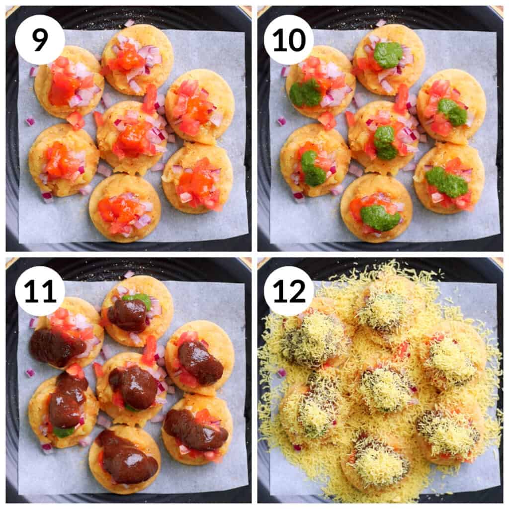 Sev Puri Recipe (Mumbai Style) - Shweta in the Kitchen