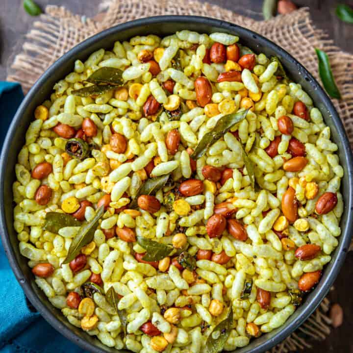 Murmura Chivda | Spicy Puffed Rice - Shweta in the Kitchen