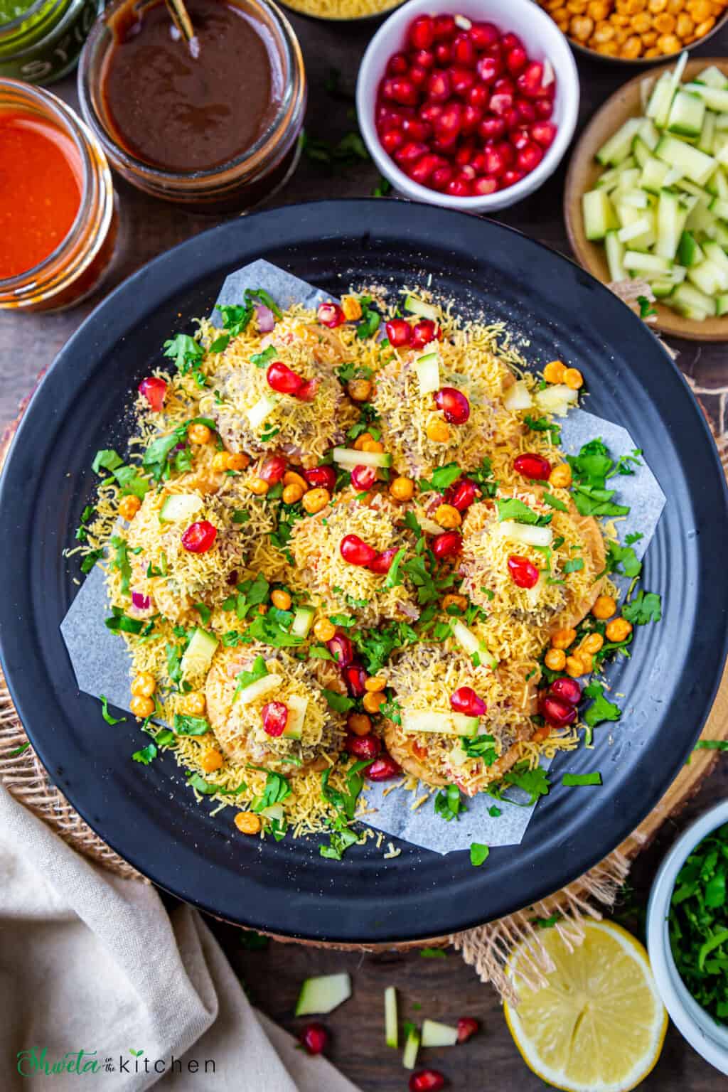 Sev Puri Recipe (Mumbai Style) - Shweta in the Kitchen