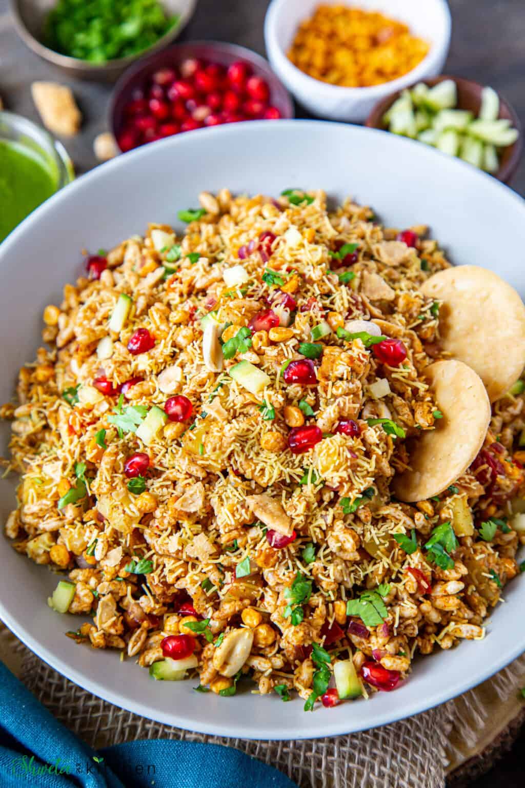 Bhel Puri Recipe (Mumbai Street Style)- Shweta in the Kitchen