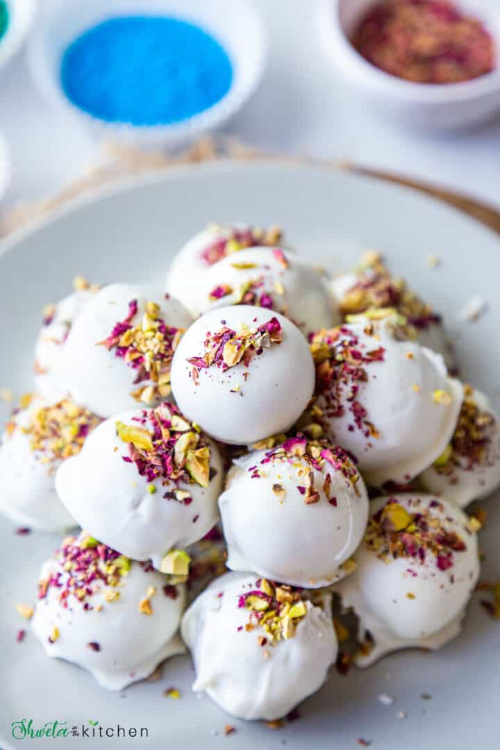 Thandai Truffles - Shweta in the Kitchen
