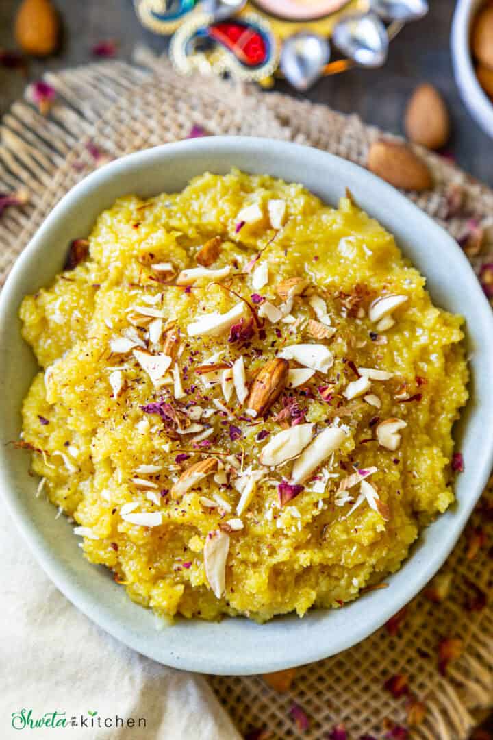 Badam Halwa Recipe - Shweta in the Kitchen