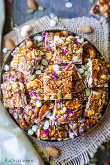 Dry Fruit Chikki - Shweta in the Kitchen