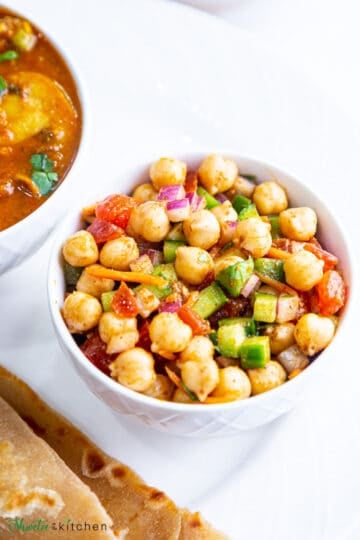 Easy Chana Salad Recipe | Indian Chickpea Salad - Shweta in the Kitchen