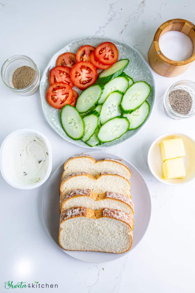 Tomato Cucumber Sandwich - Shweta in the Kitchen