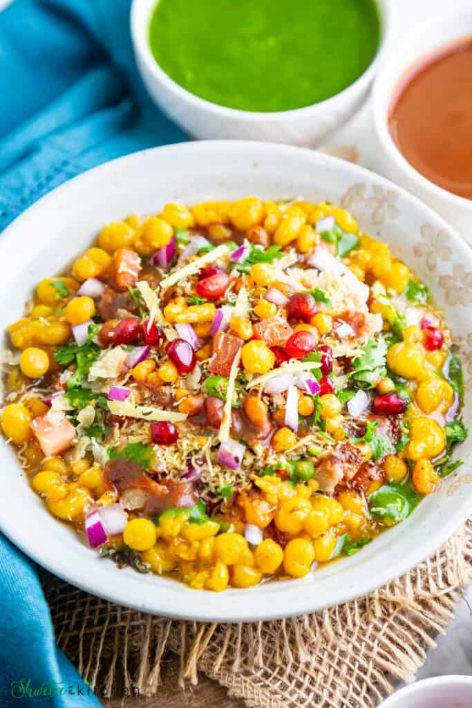 Easy Ragda Chaat | Matar Chaat - Shweta in the Kitchen