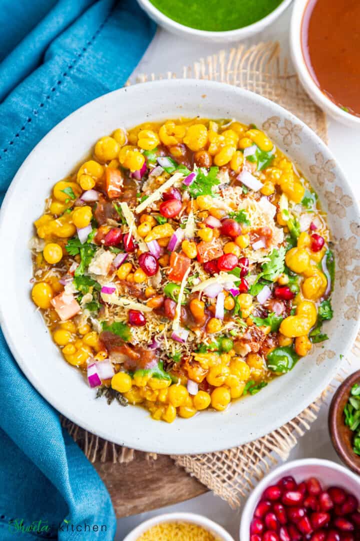 Easy Ragda Chaat | Matar Chaat - Shweta in the Kitchen
