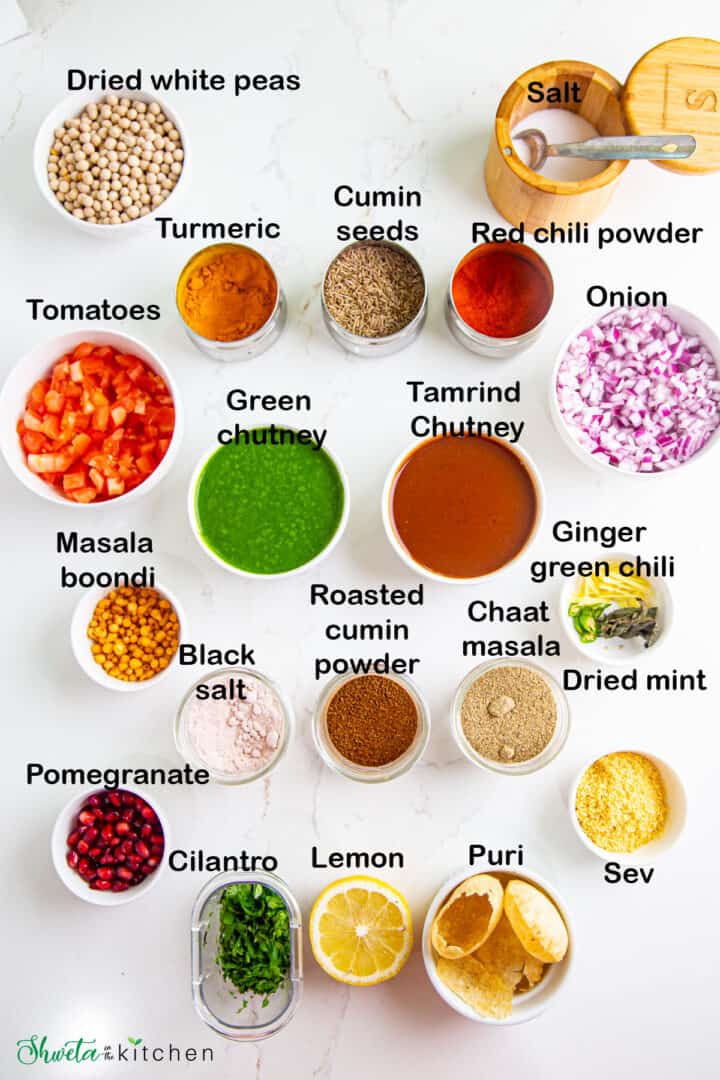 Easy Ragda Chaat | Matar Chaat - Shweta in the Kitchen